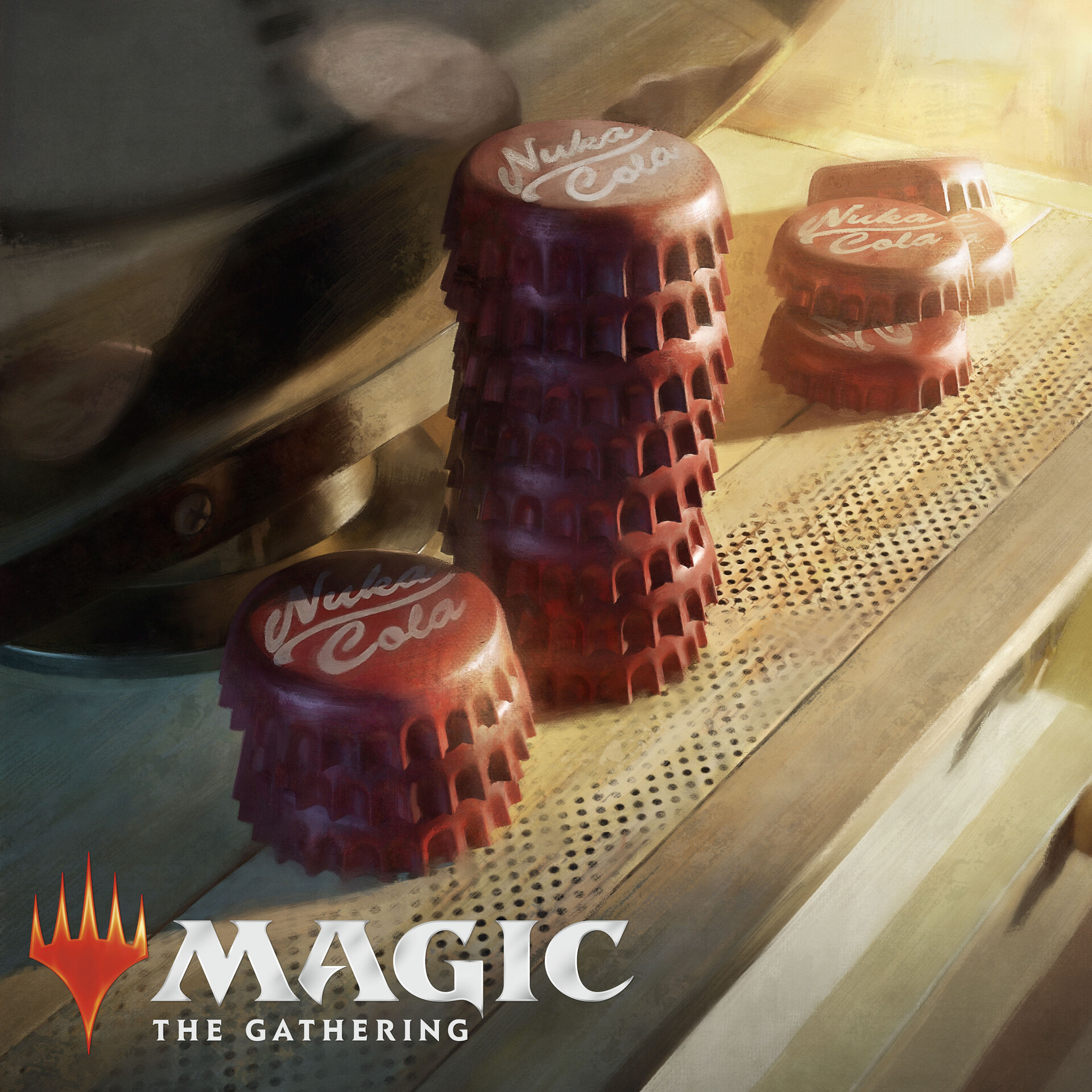 ArtStation - Magic the Gathering - Fallout: Treasure Token by Rafater