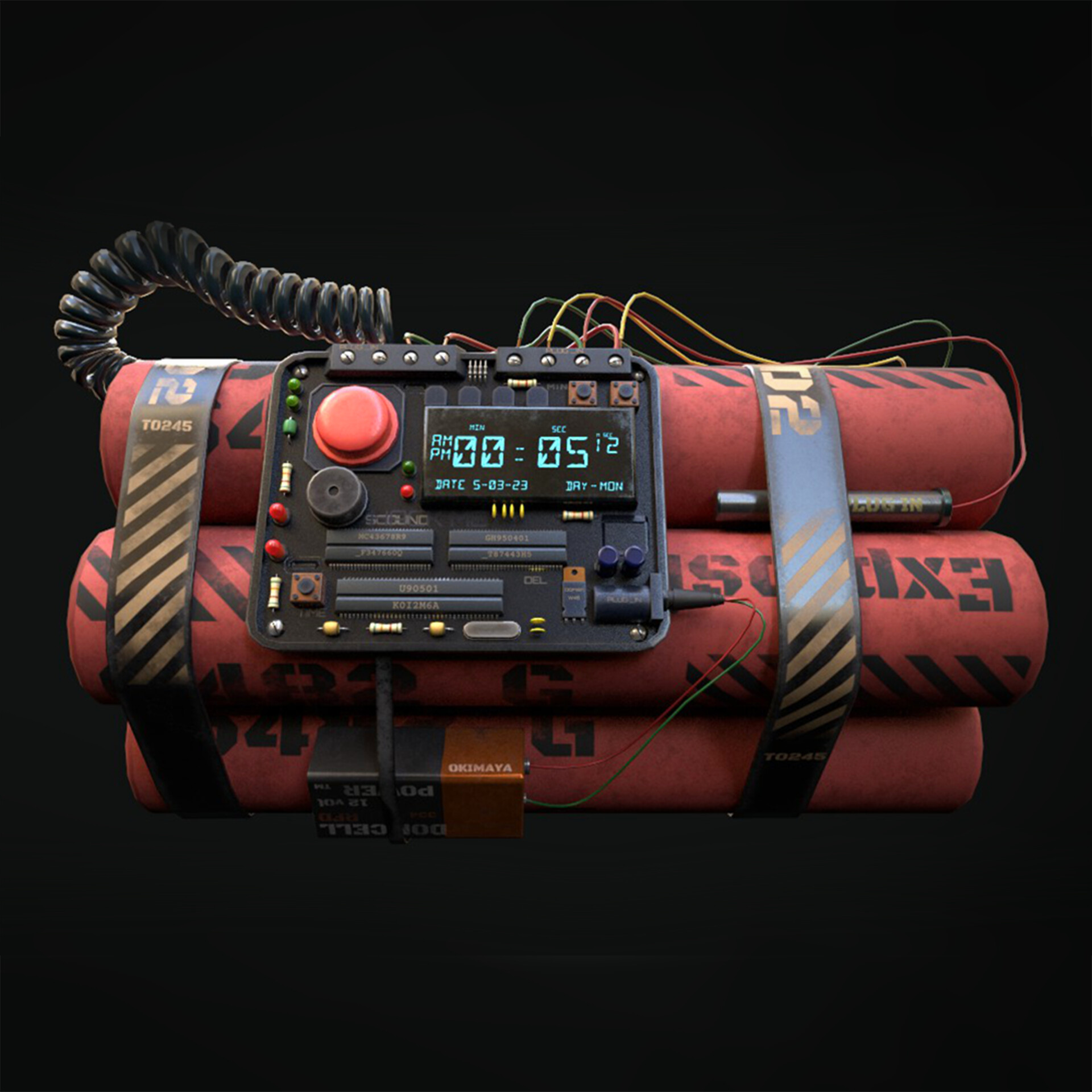 ArtStation - Dynamite Time Bomb