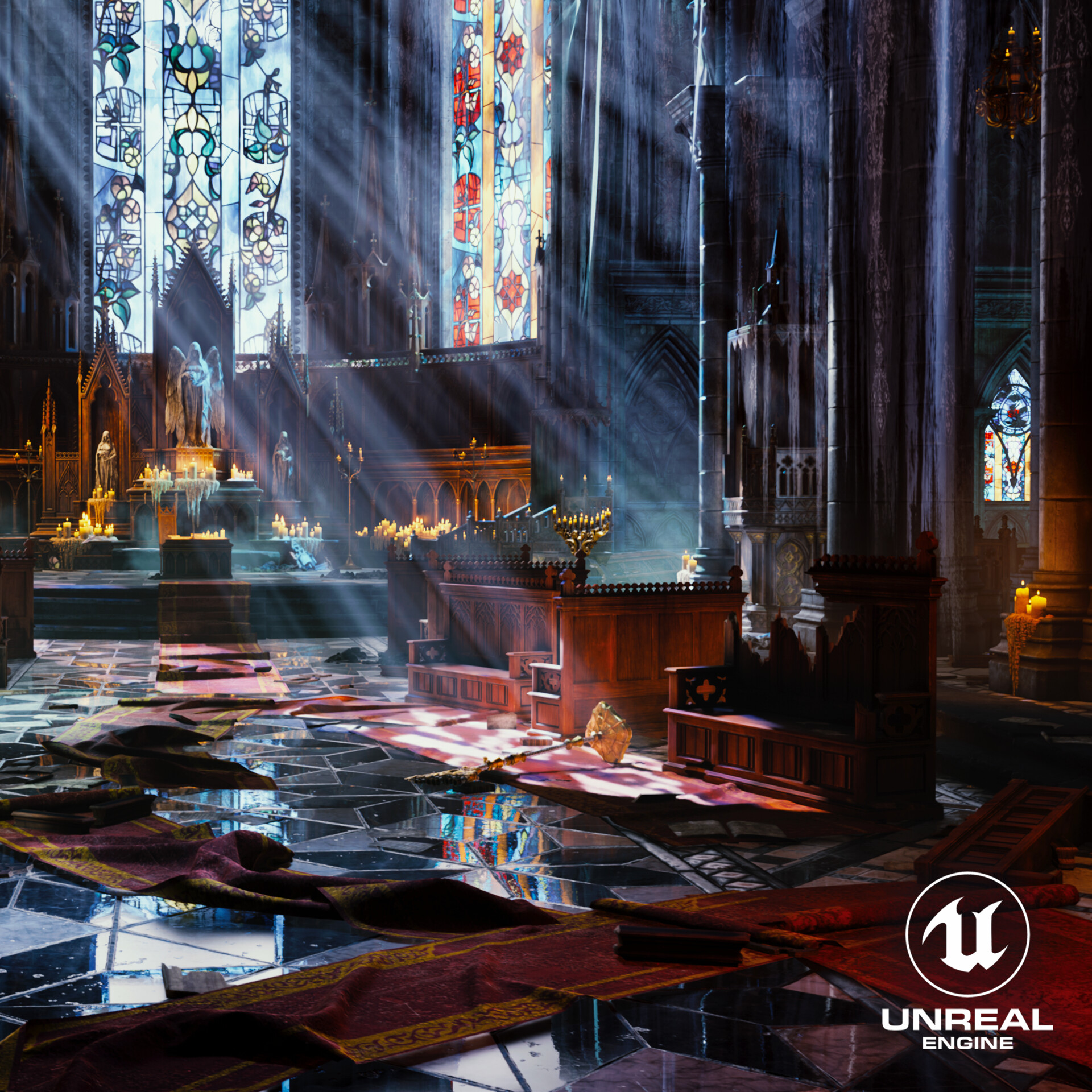 ArtStation - Arpeggio. UE5 RTXDI lighting design