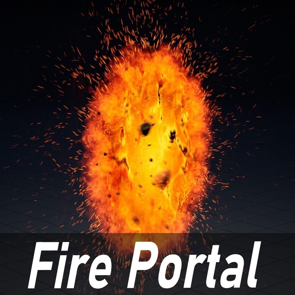 ArtStation - Niagara Fire Portal