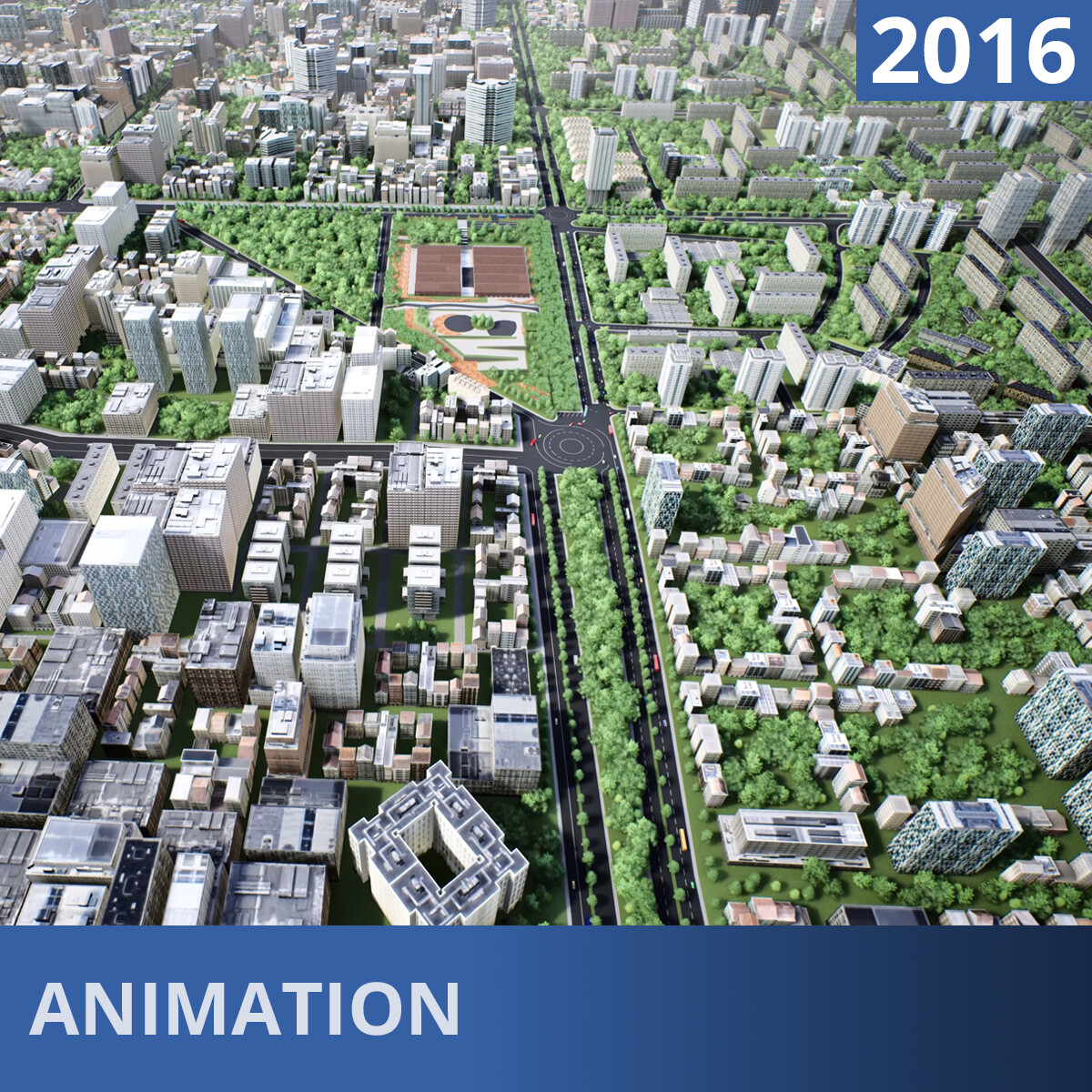 ArtStation - Architectural Animation - Urban Cityscape