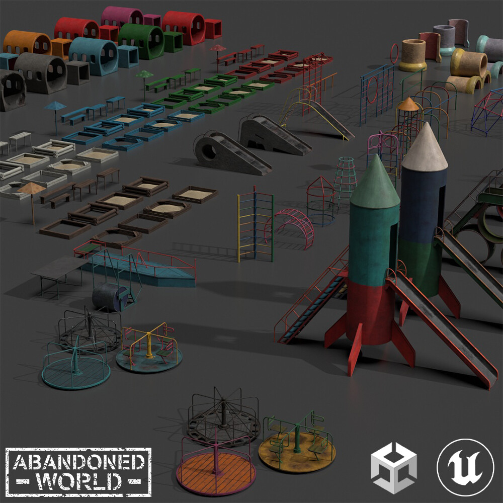 ArtStation - Playground Props Pack