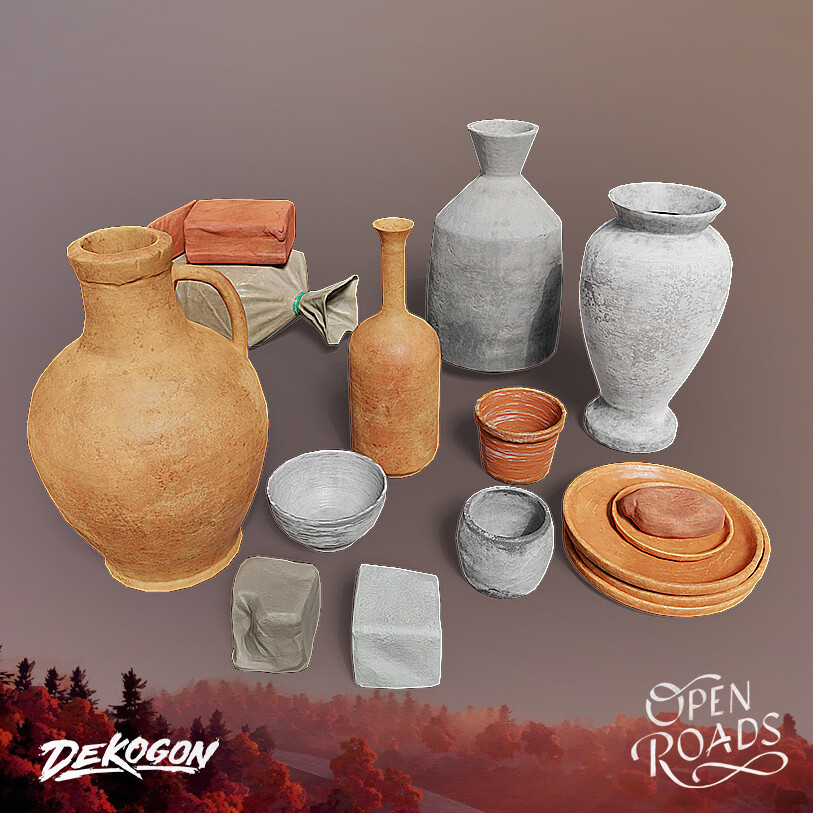 ArtStation - Open Roads-Props