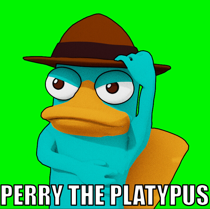 ArtStation - Perry the Platypus 3D Model