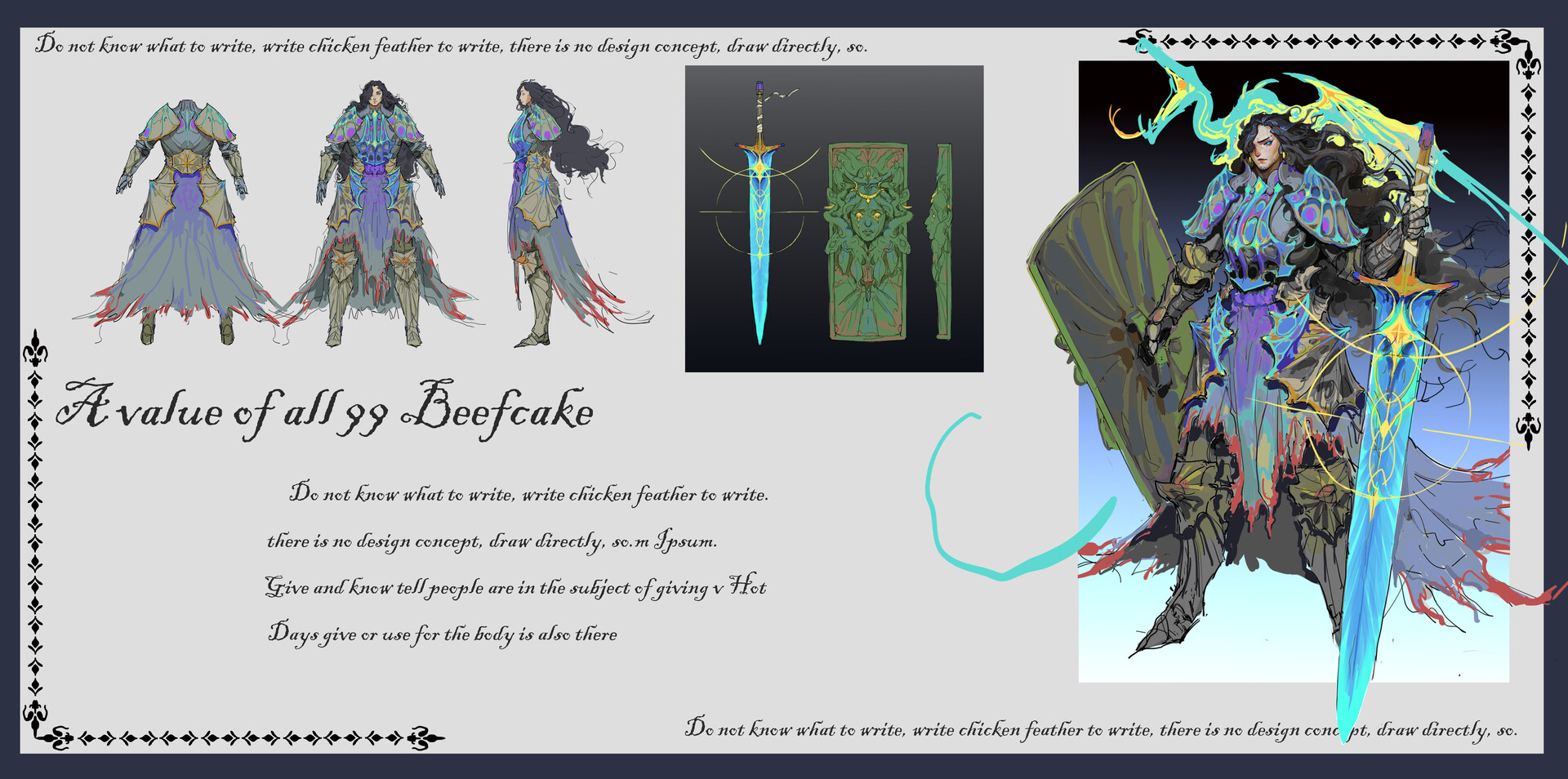 ArtStation - Melee magic hunk