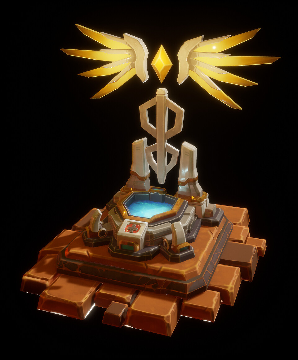 ArtStation - Mercy Healing Fountain: Overwatch