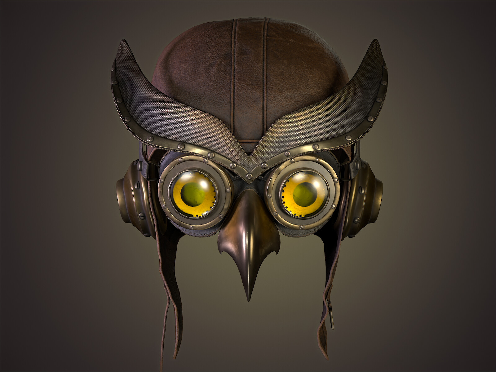 ArtStation - Owl Helmet Mask
