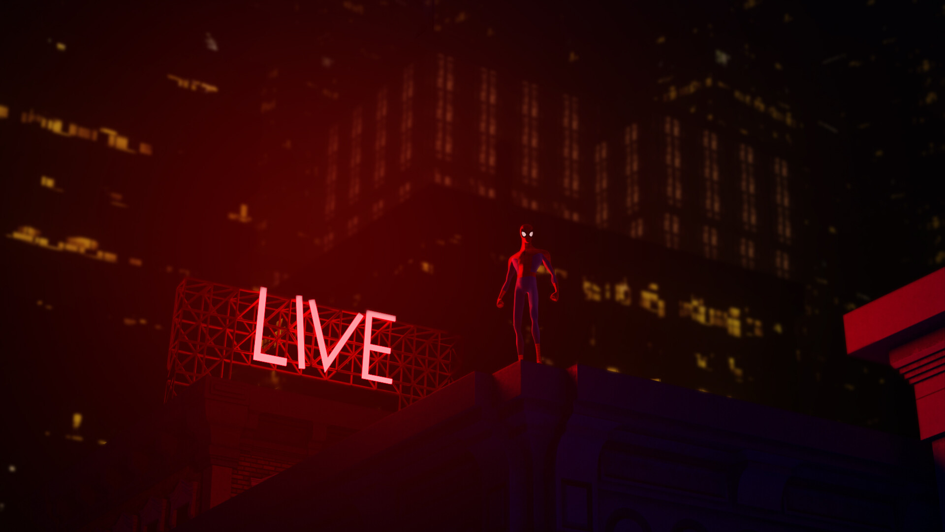 ArtStation - Spider-Man Scene Render