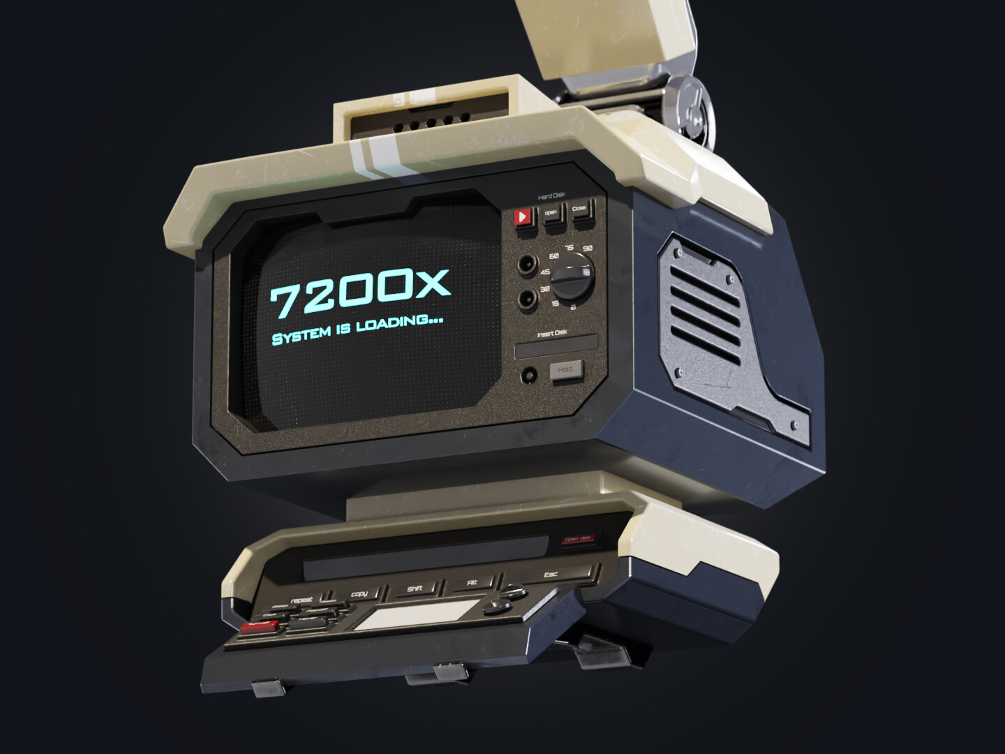 ArtStation - hard surface computer modeling