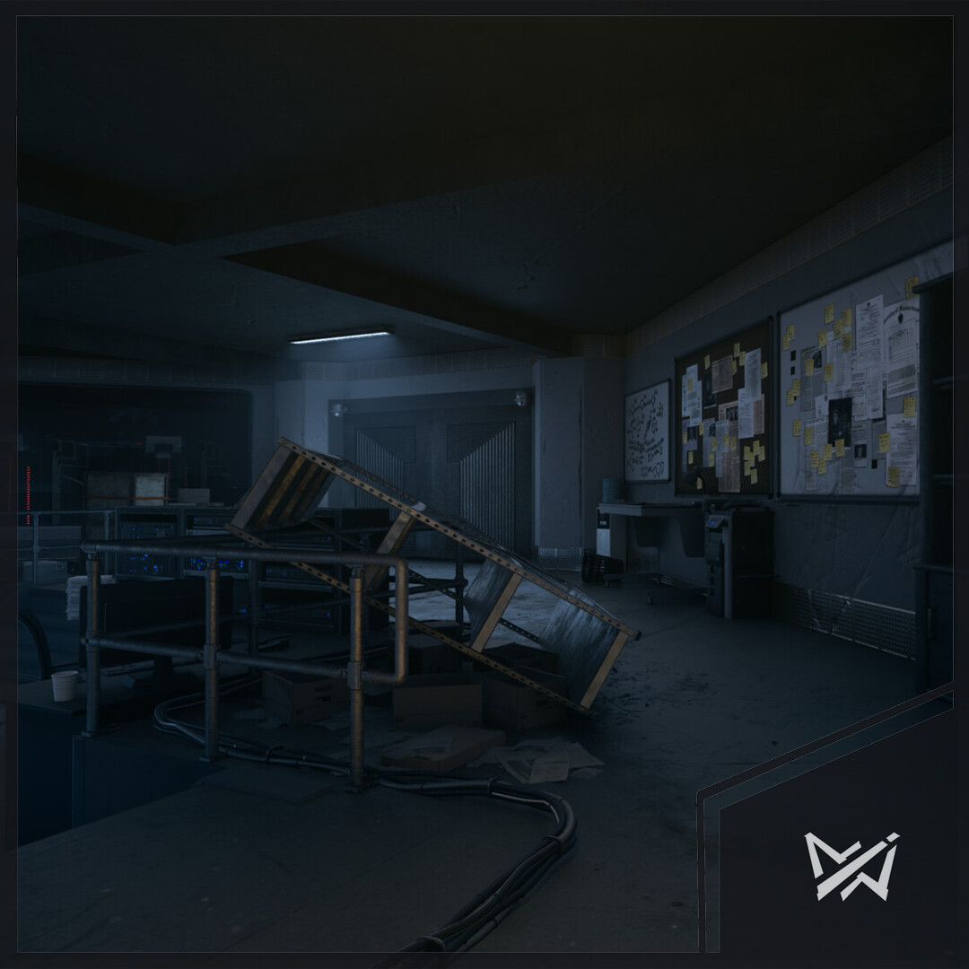 ArtStation - Bunker D-6 \ Control Center | Gamedev Bootcamp | Isaev ...