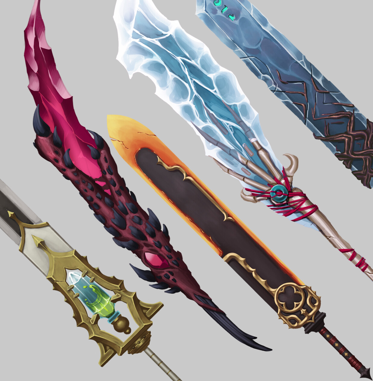 ArtStation - Weapons #1 - Greatswords
