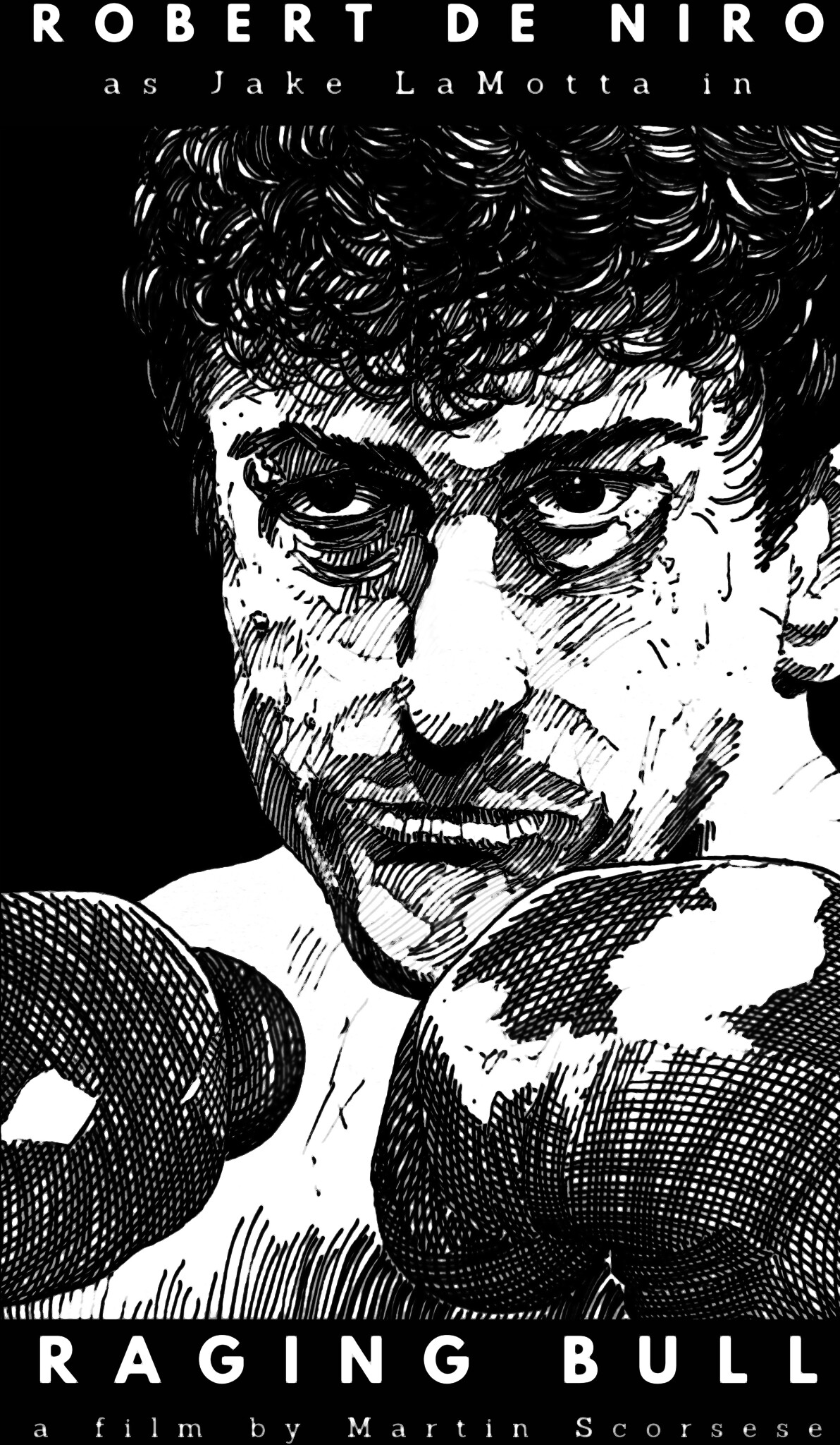 ArtStation - Robert De Niro as Jake LaMotta in 'Raging Bull' - a film ...