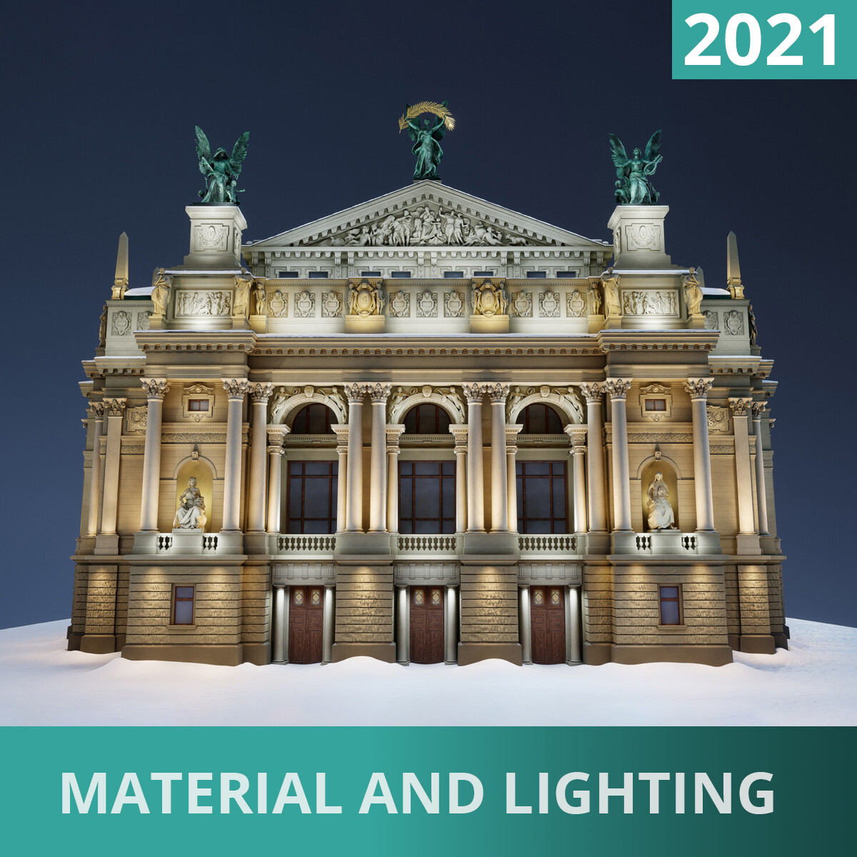 ArtStation - L’viv Opera House - Real-time Rendering