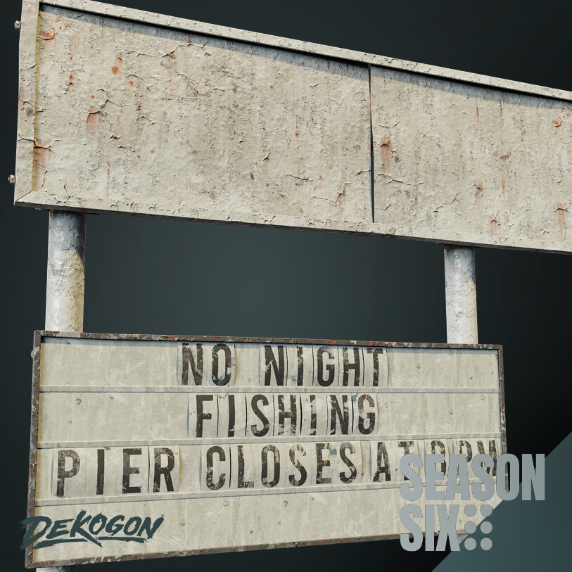 ArtStation - Pier Sign