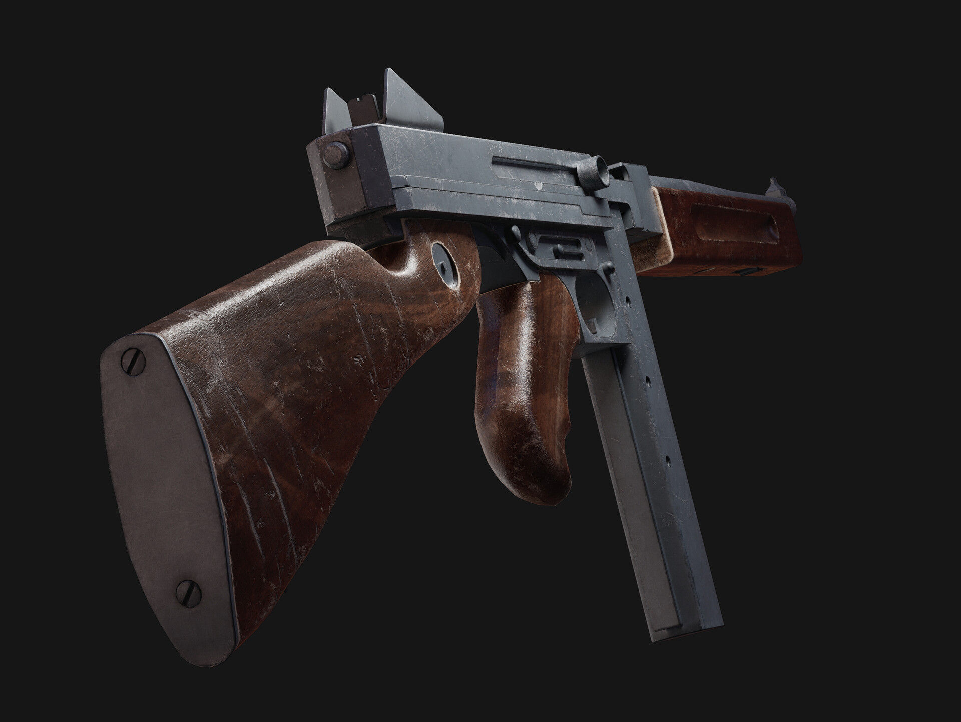 ArtStation - M4A1 Thompson