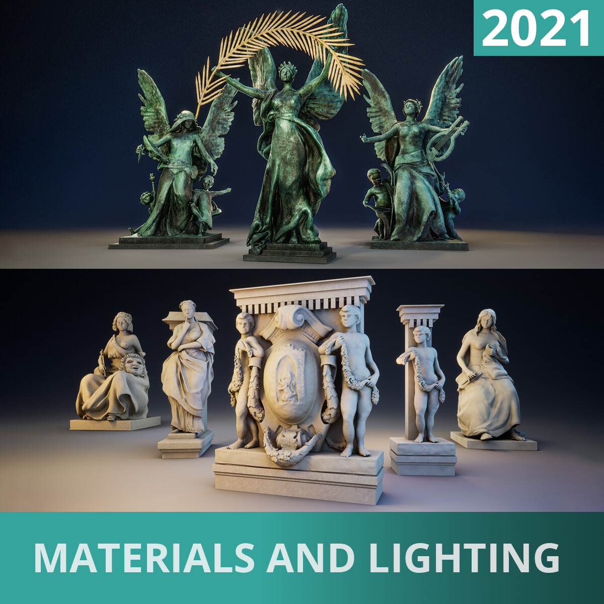 ArtStation - L’viv Opera House - Statues