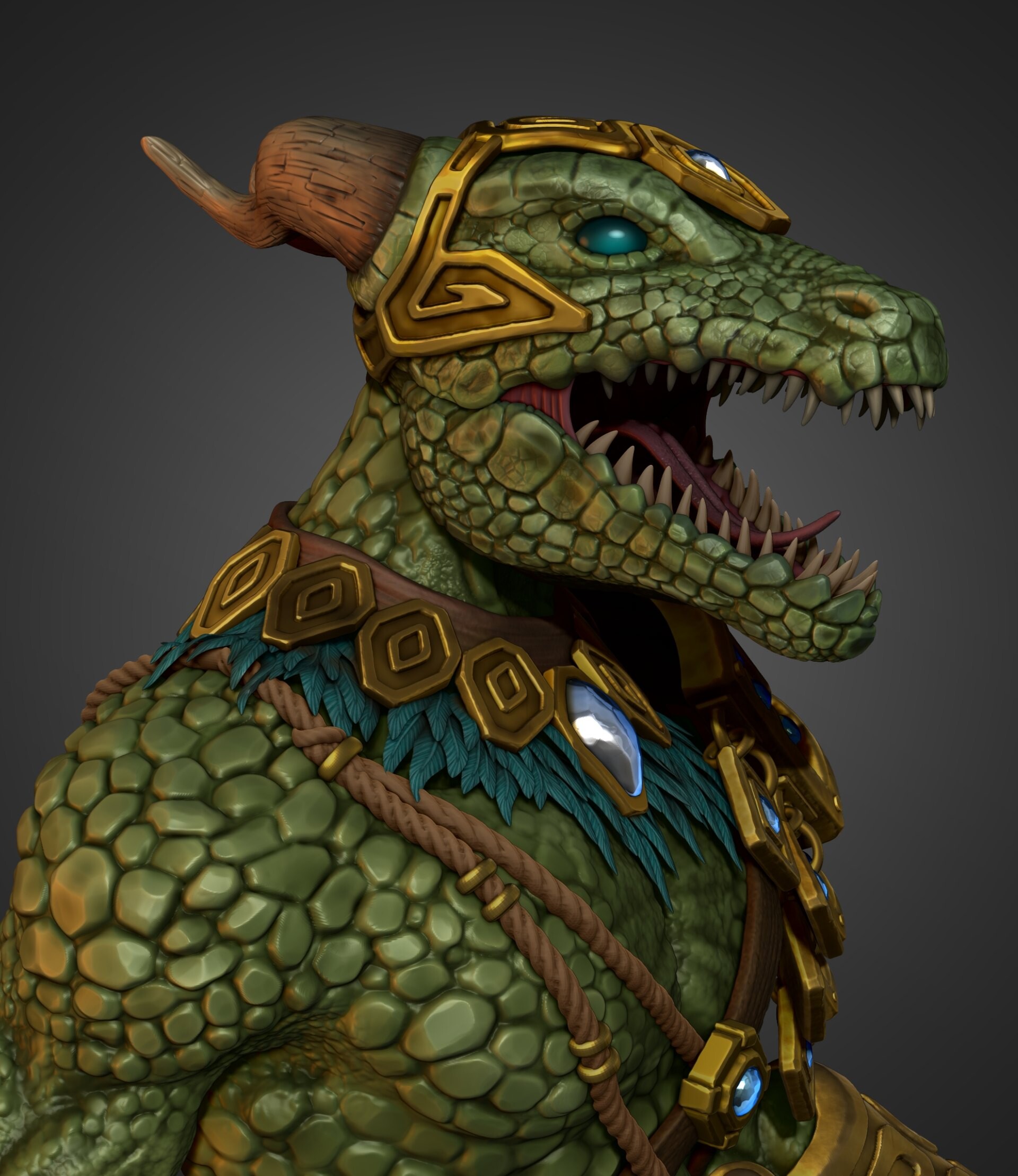 ArtStation - Praetorian Lizardman