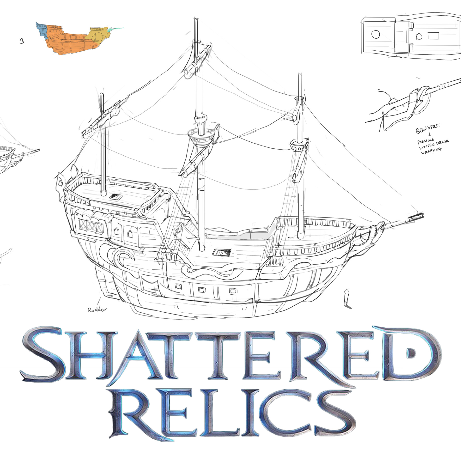 ArtStation - Shattered Relics - Ship