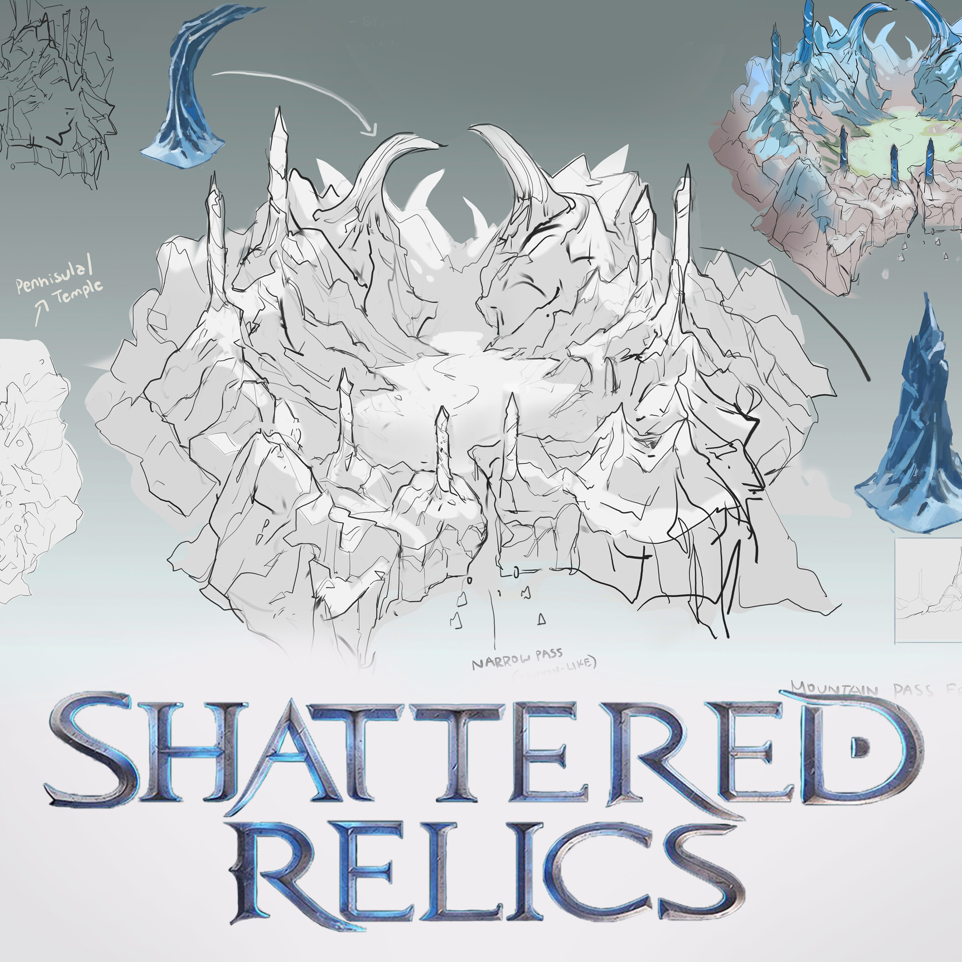 ArtStation - Shattered Relics - Mountain Path