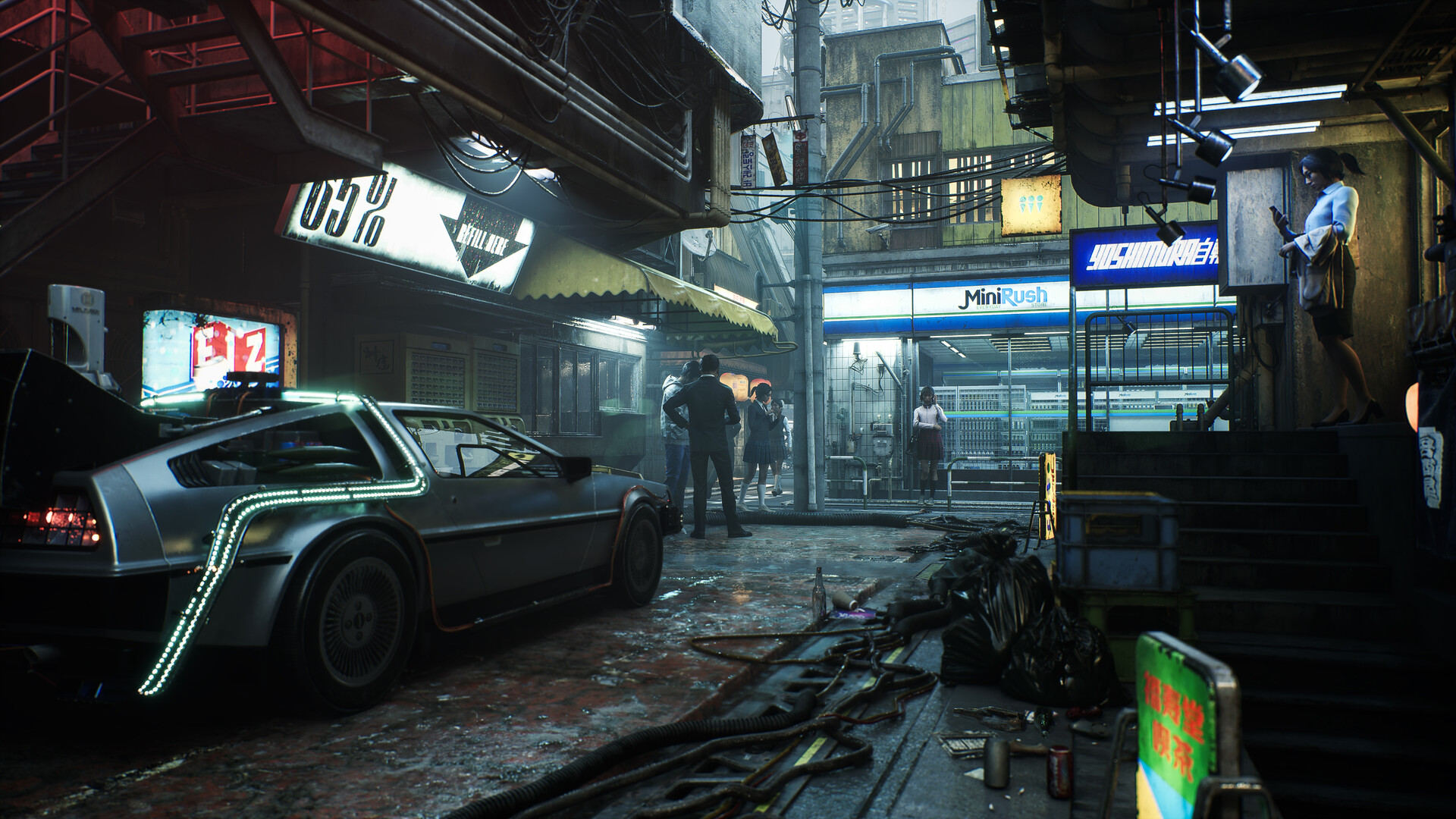 ArtStation - Cyberpunk City Streets