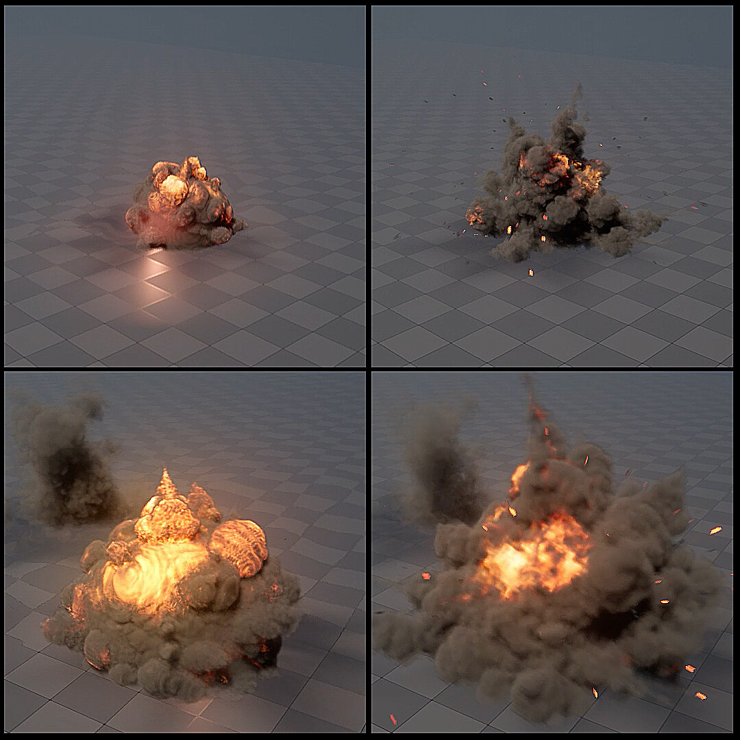 ArtStation - Unreal Engine 5 VDB Explosions
