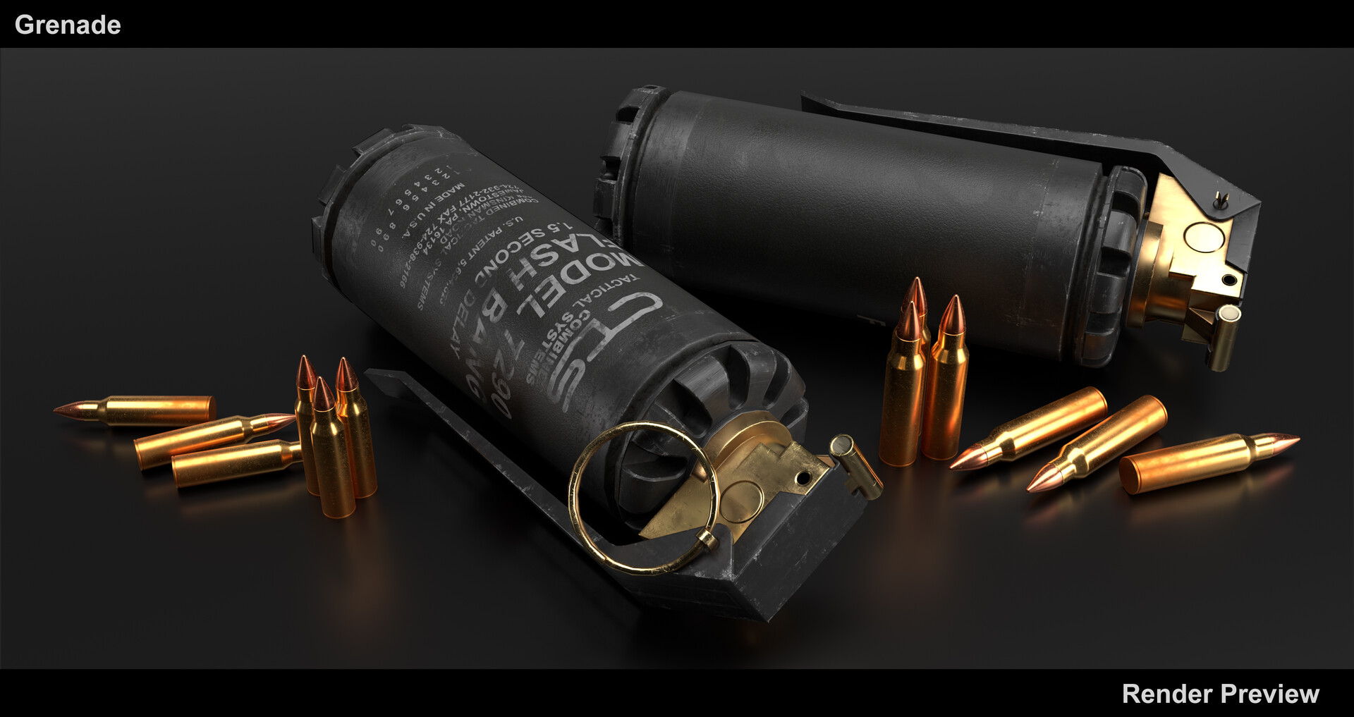 ArtStation - VAW - Flashbang Grenade