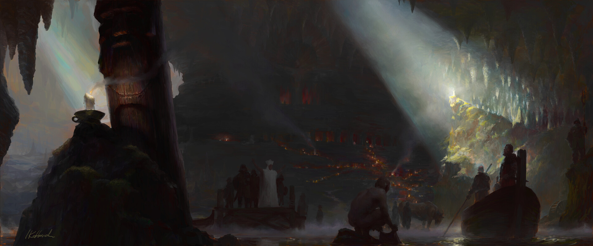 ArtStation - cave city