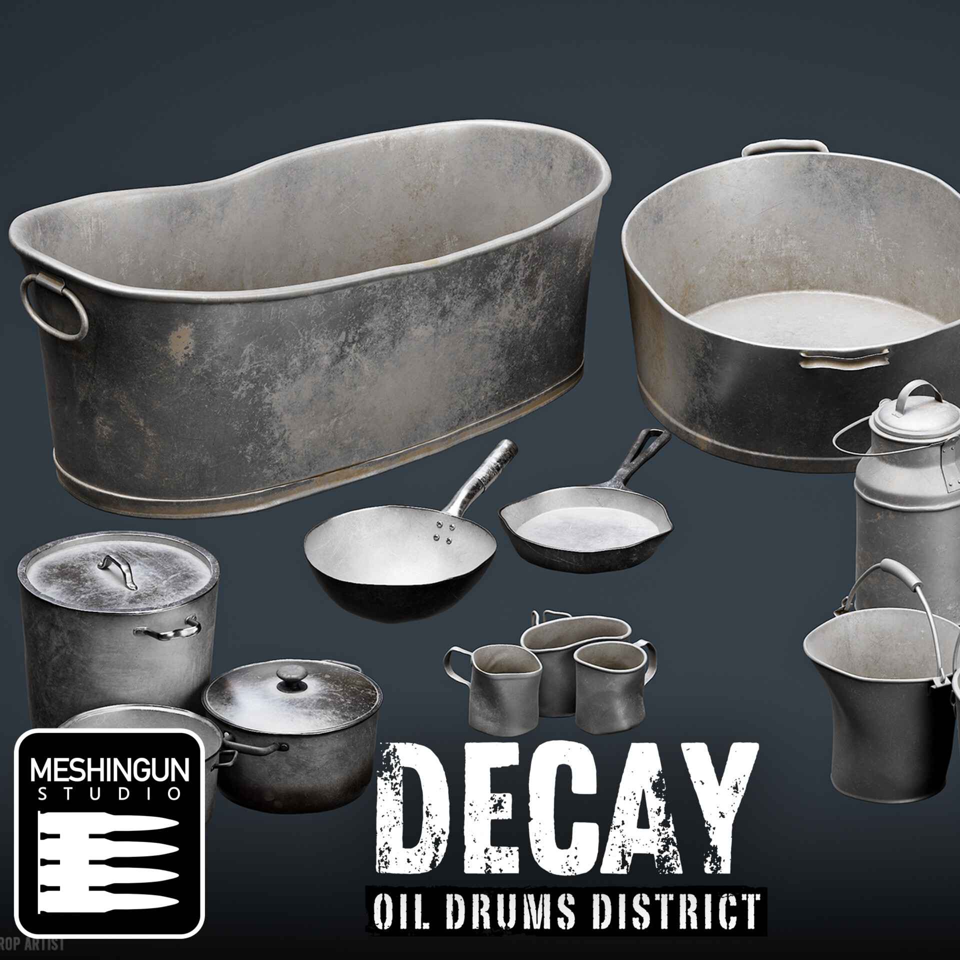 Abhay Solanki - Meshingun | Decay: Oil Drums District | Props