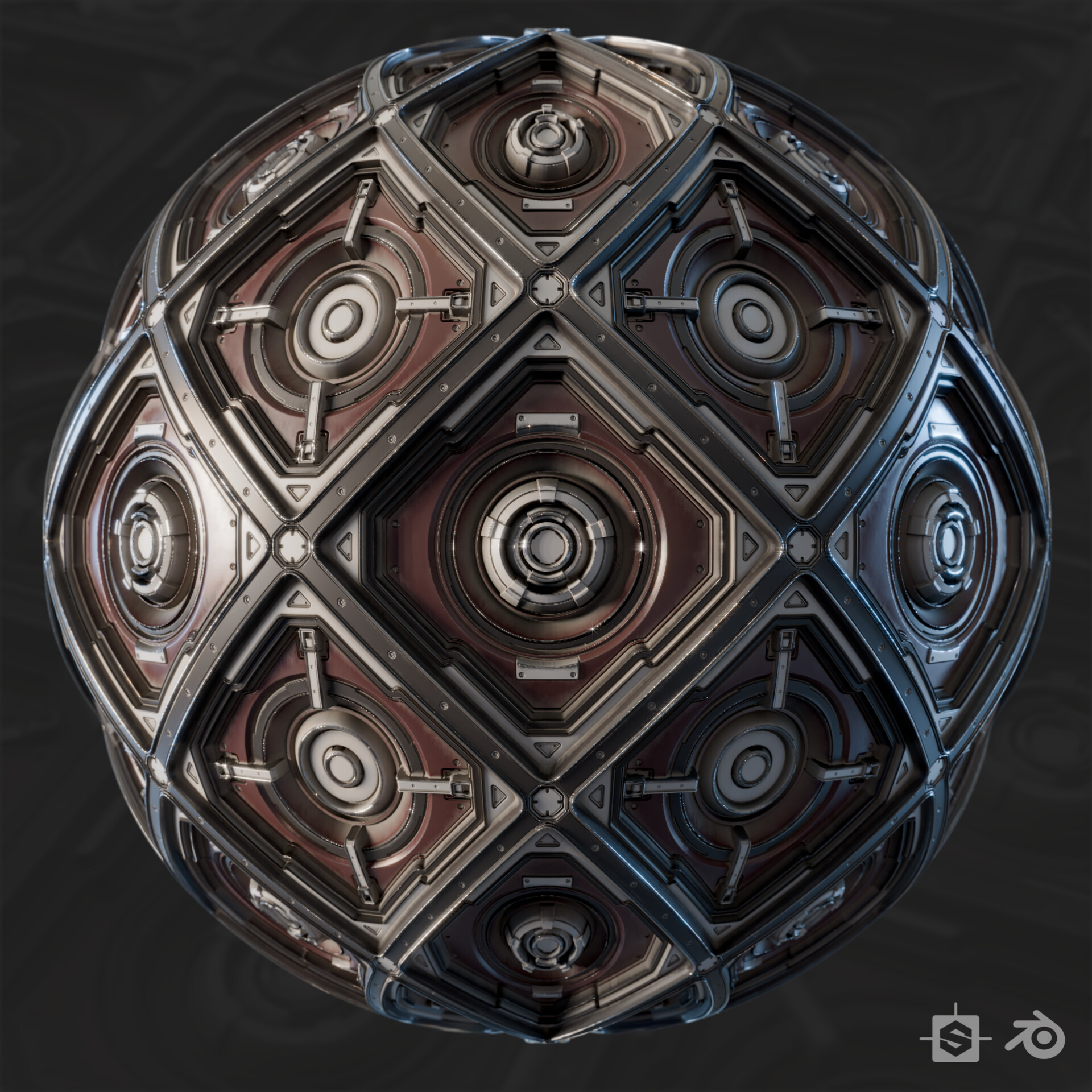 ArtStation - Sci-Fi Material Study