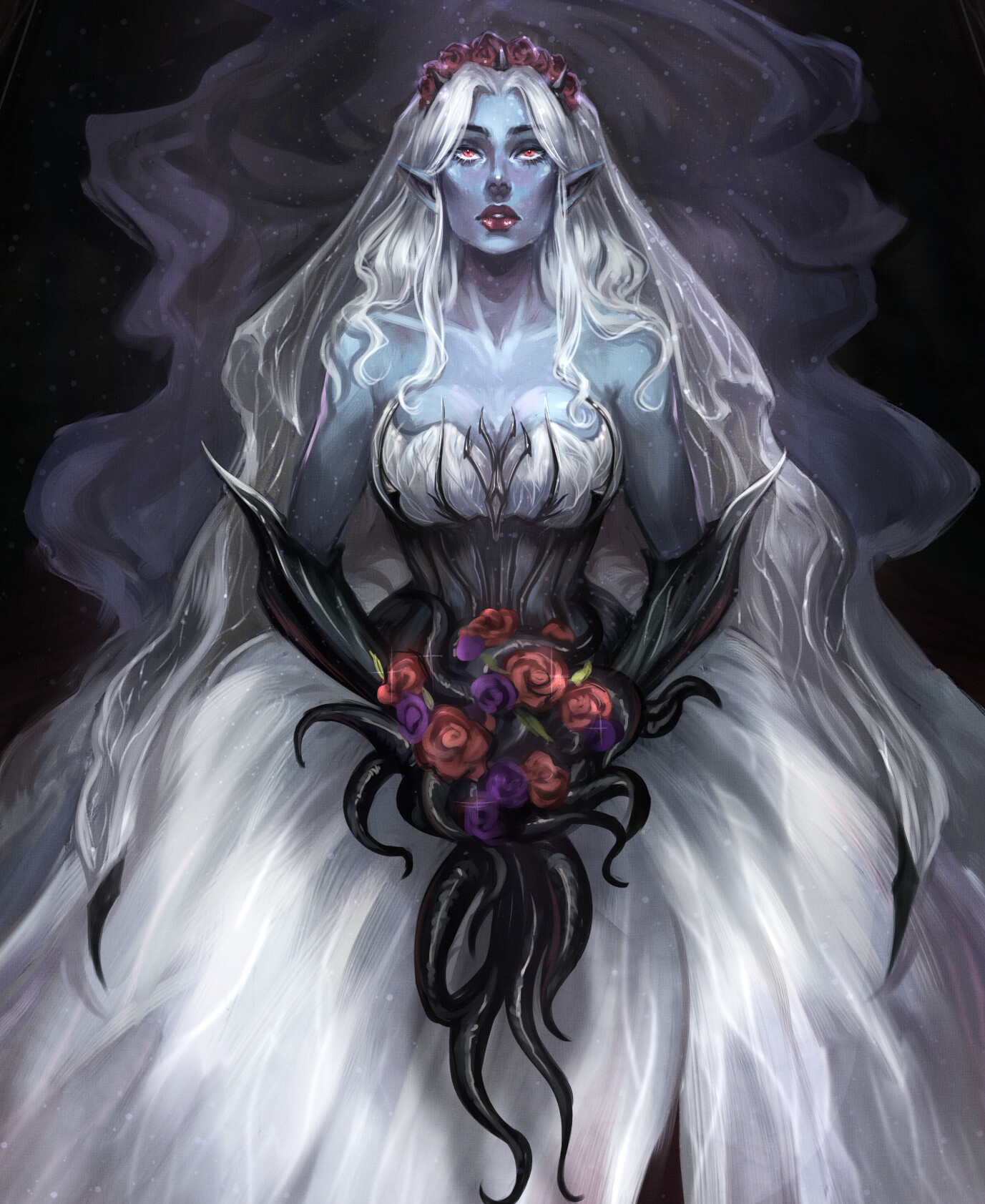 ArtStation - The Wedding - Commission Art