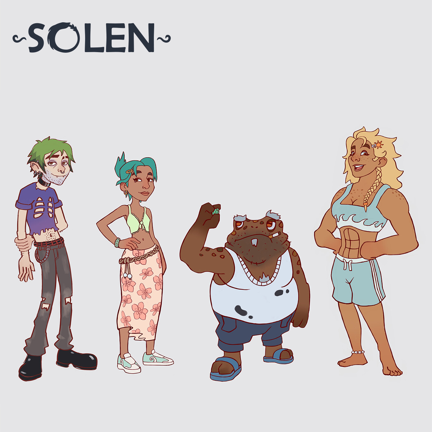 ArtStation - Solen - Character Design