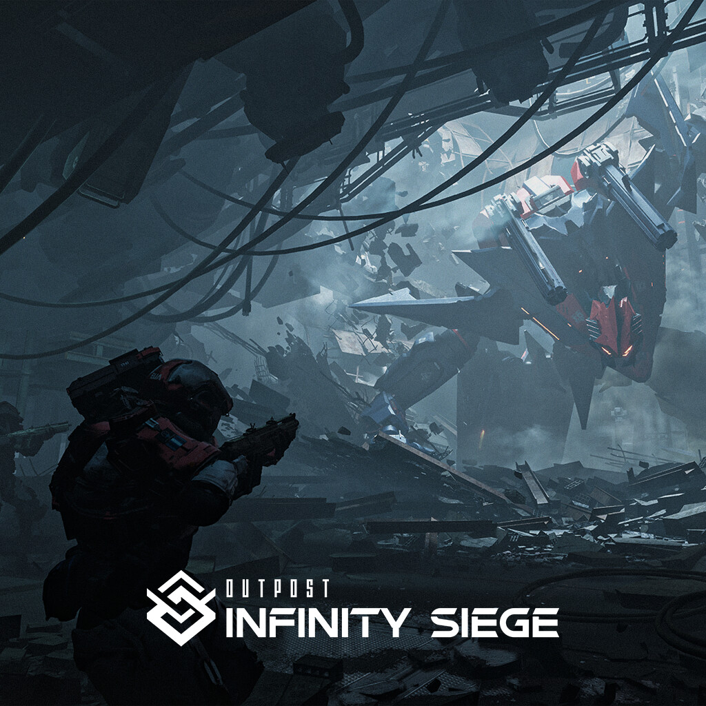 ArtStation - Outpost-Infinity Siege-Fighting scenes