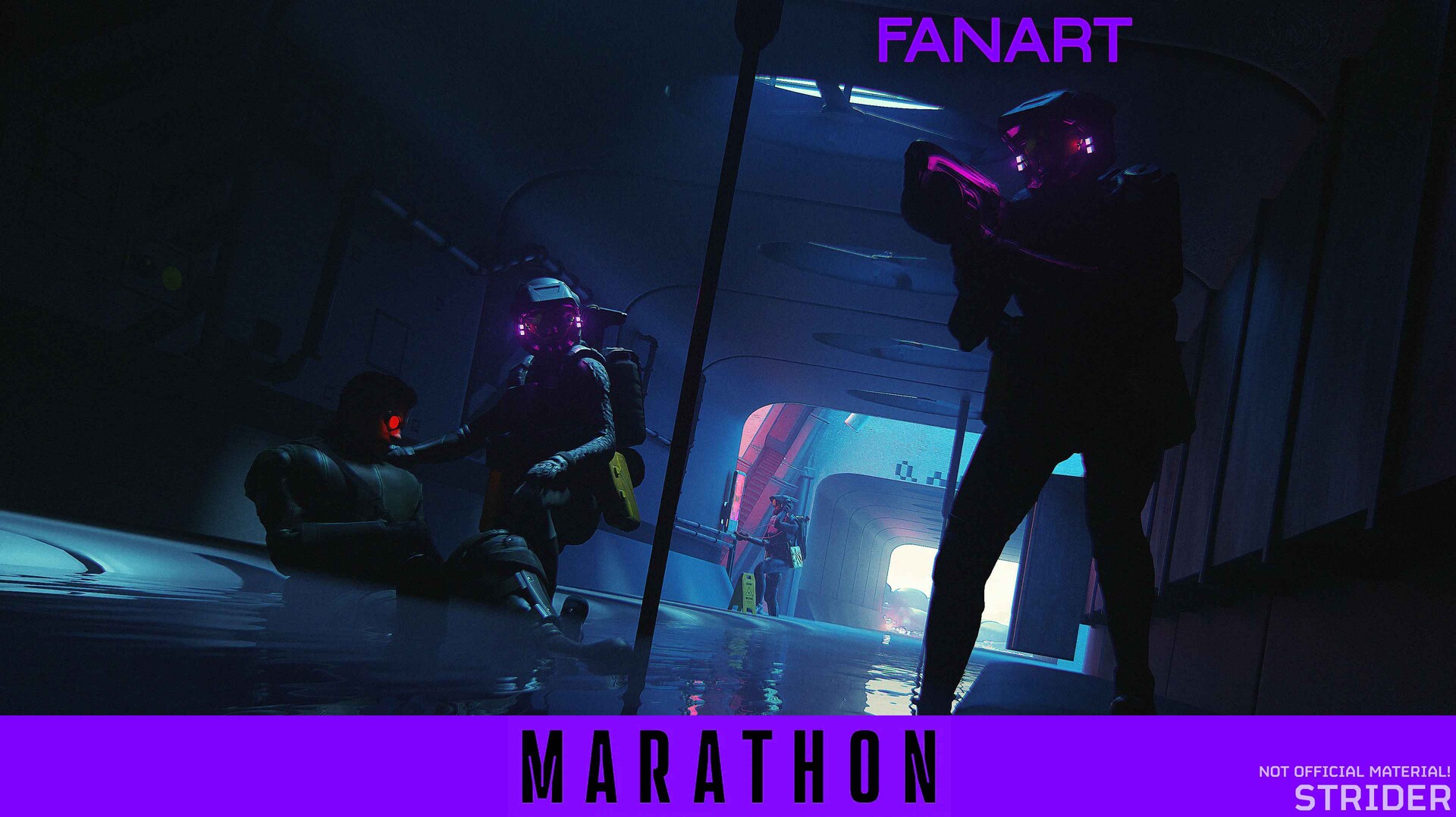 ArtStation - Marathon - 'Post Colony Trauma' fanart