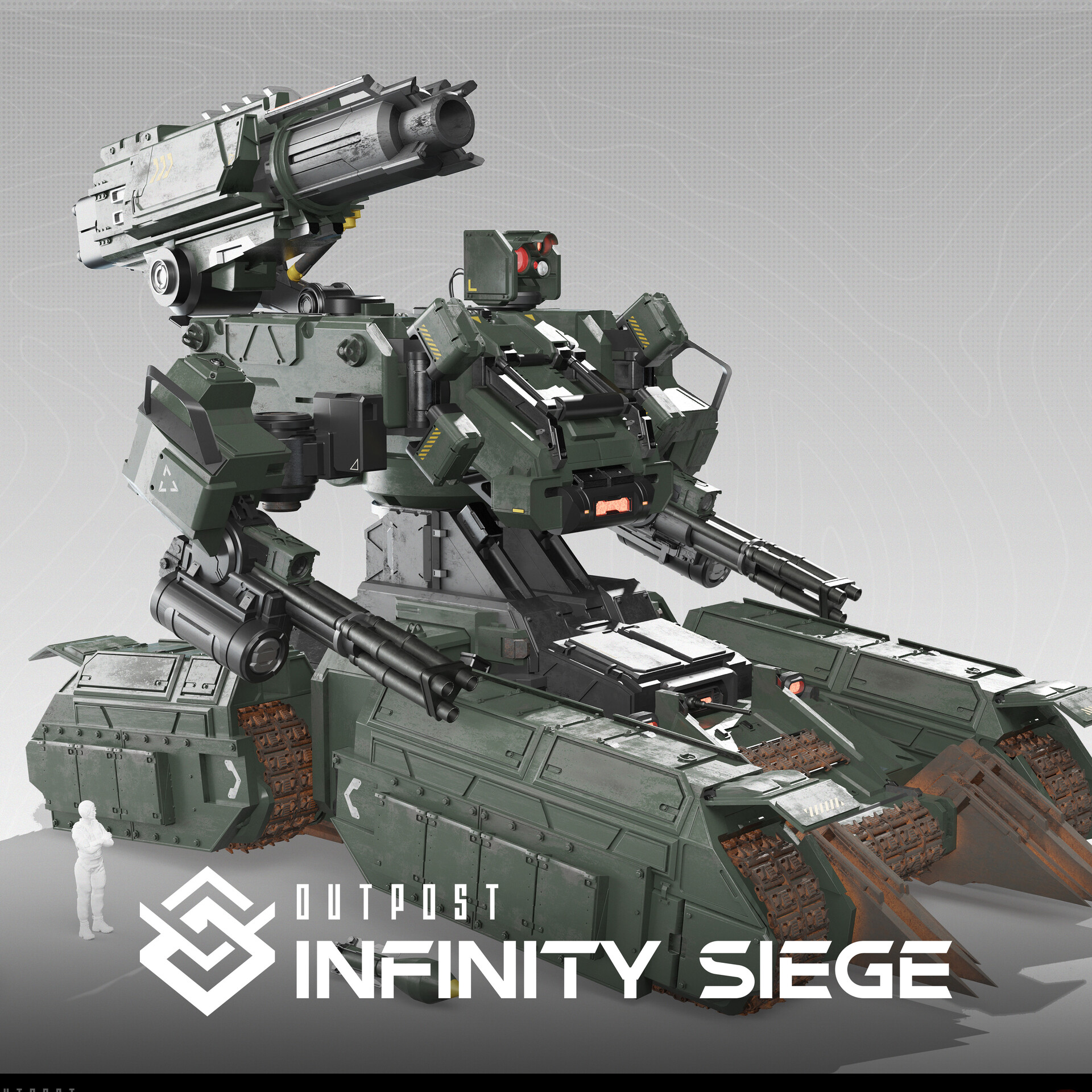 ArtStation - 重装前哨 Outpost-Infinity Siege - 坦克