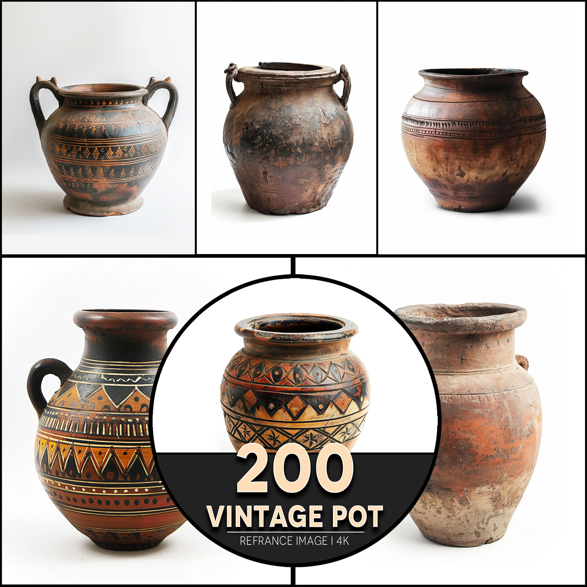 ArtStation - Vintage Pot 4K Reference/Concept Images