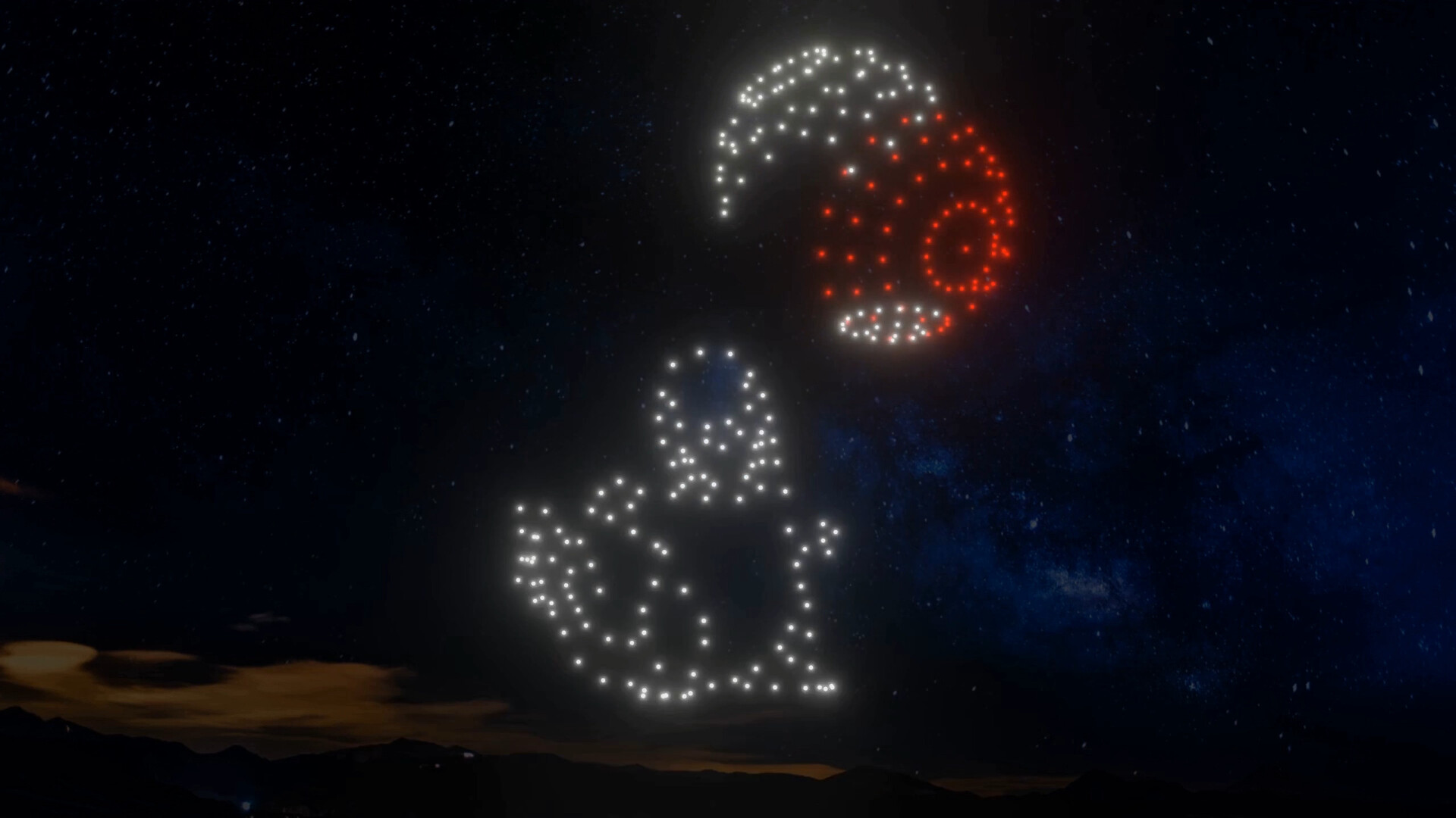 ArtStation - 200 Drones show animation