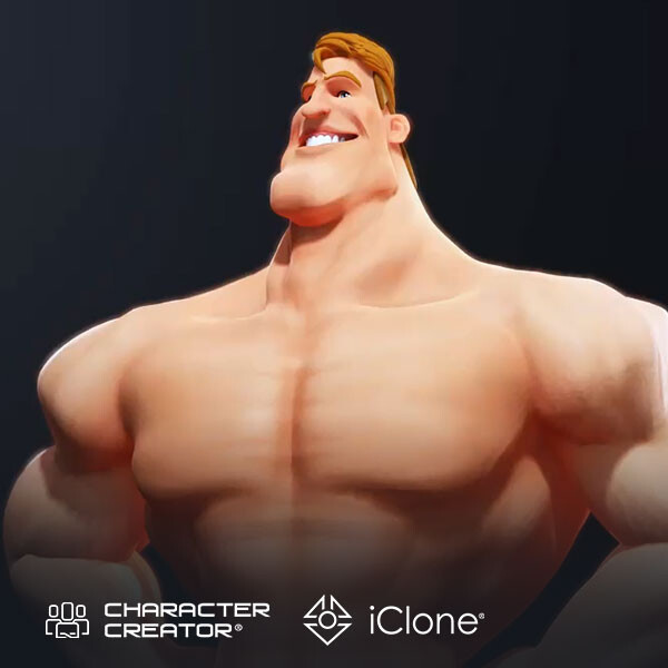 Reallusion Inc. - 3D Stylized Muscular Man created with Character ...
