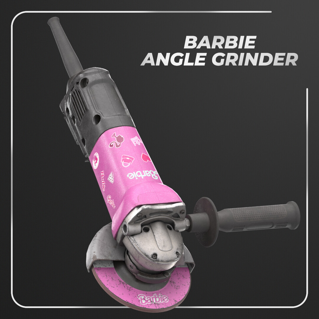 ArtStation - Barbie Angle Grinder