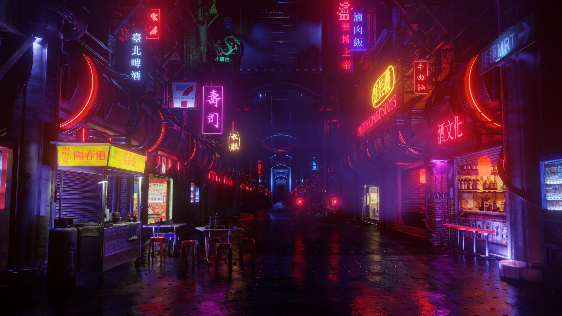 ArtStation - Cyberpunk III (Futuristic Taiwan)