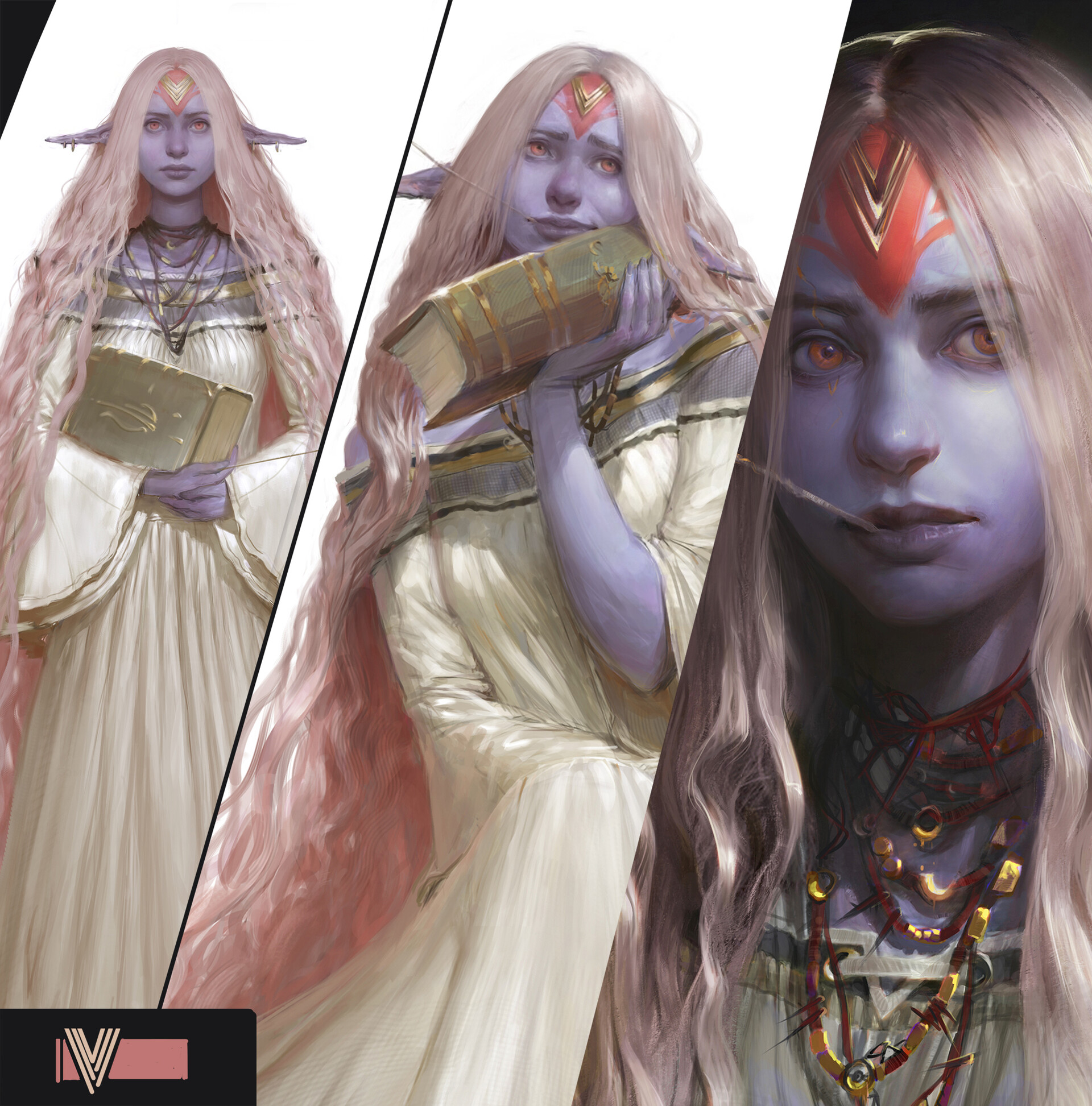 ArtStation - Elf librarian