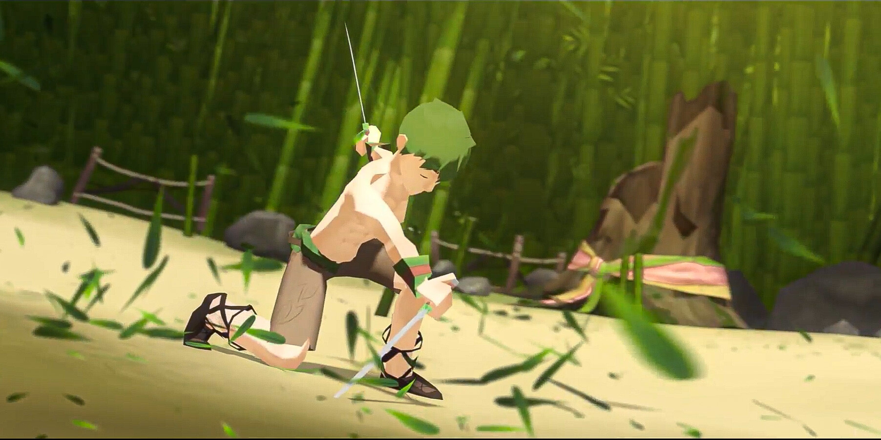 ArtStation - The blade of wind (Low-poly 3D animation)