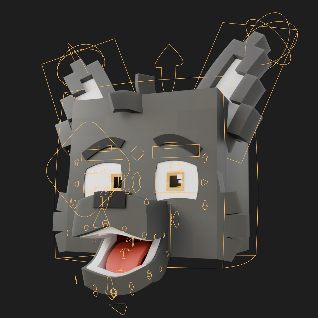 ArtStation - Snout Rig (Jaw Type) v2