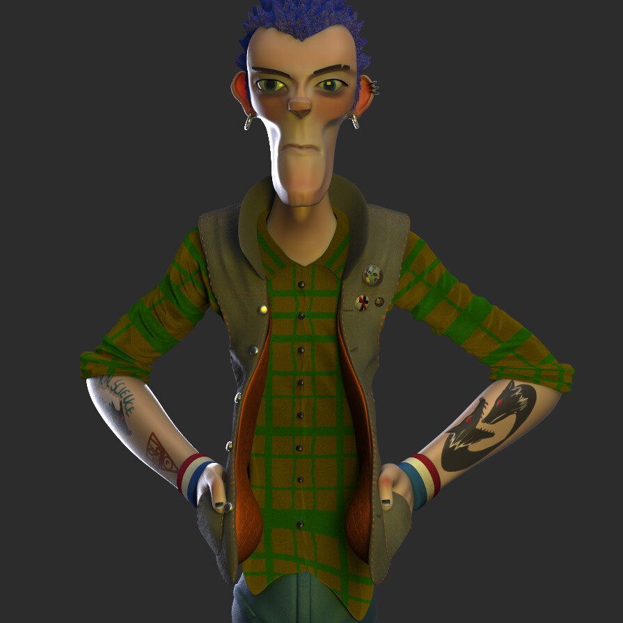 ArtStation - Billy the Punk