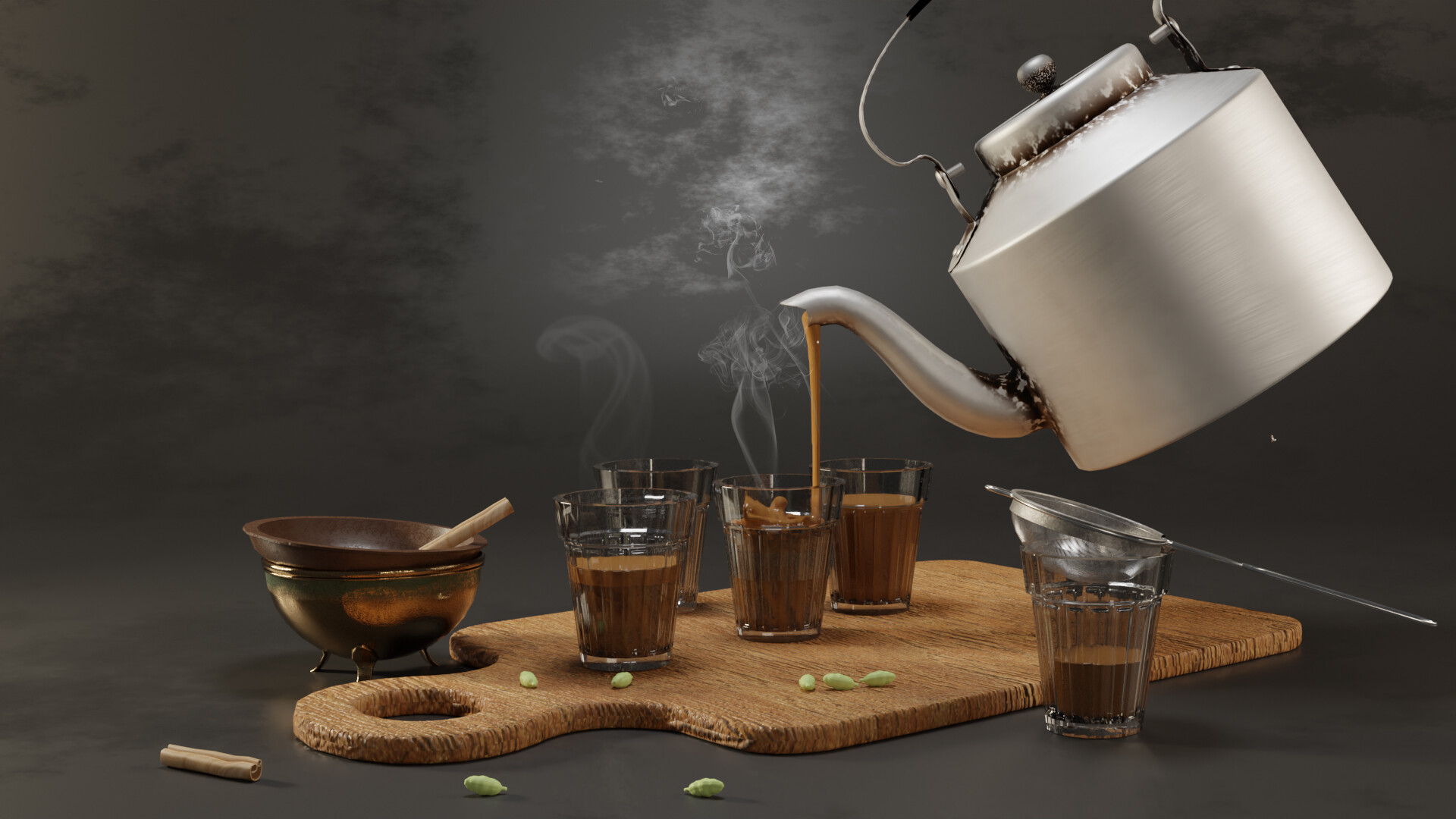 ArtStation - Tea set