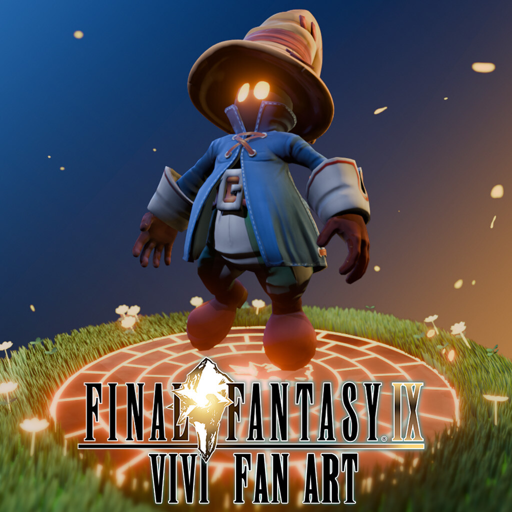 ArtStation - Vivi - Final Fantasy IX Fan Art