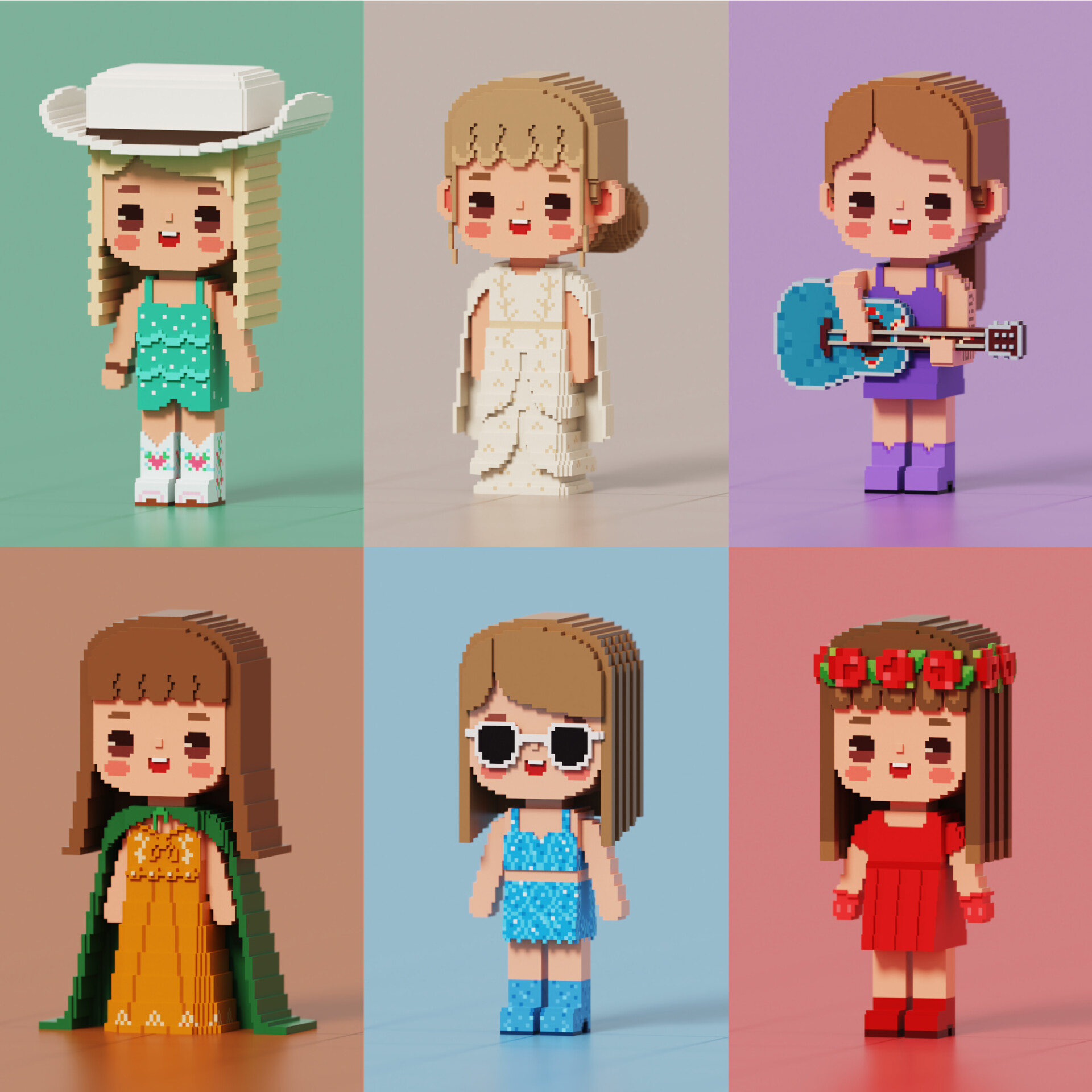 ArtStation - Voxel Character Design Collection