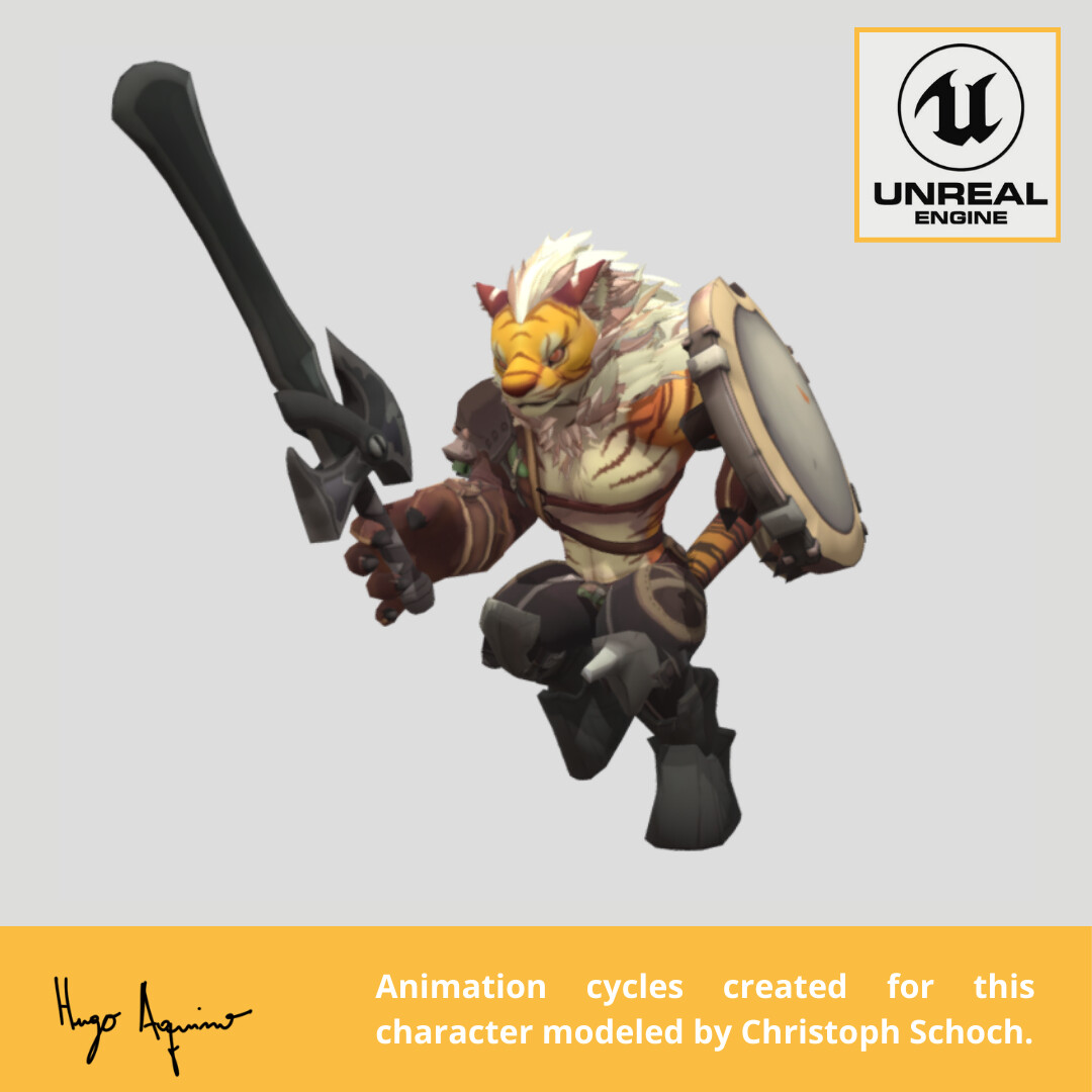 ArtStation - Liger, Game animations