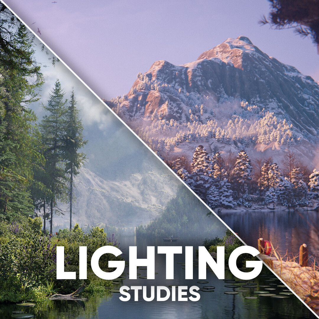 ArtStation - 5 Lighting & Composition Studies