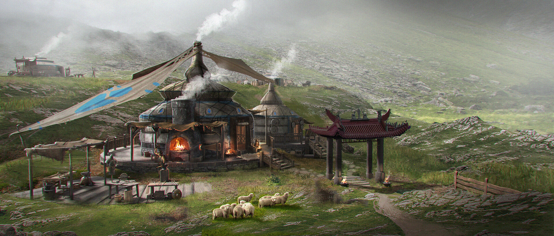 ArtStation - Mongol Blacksmith