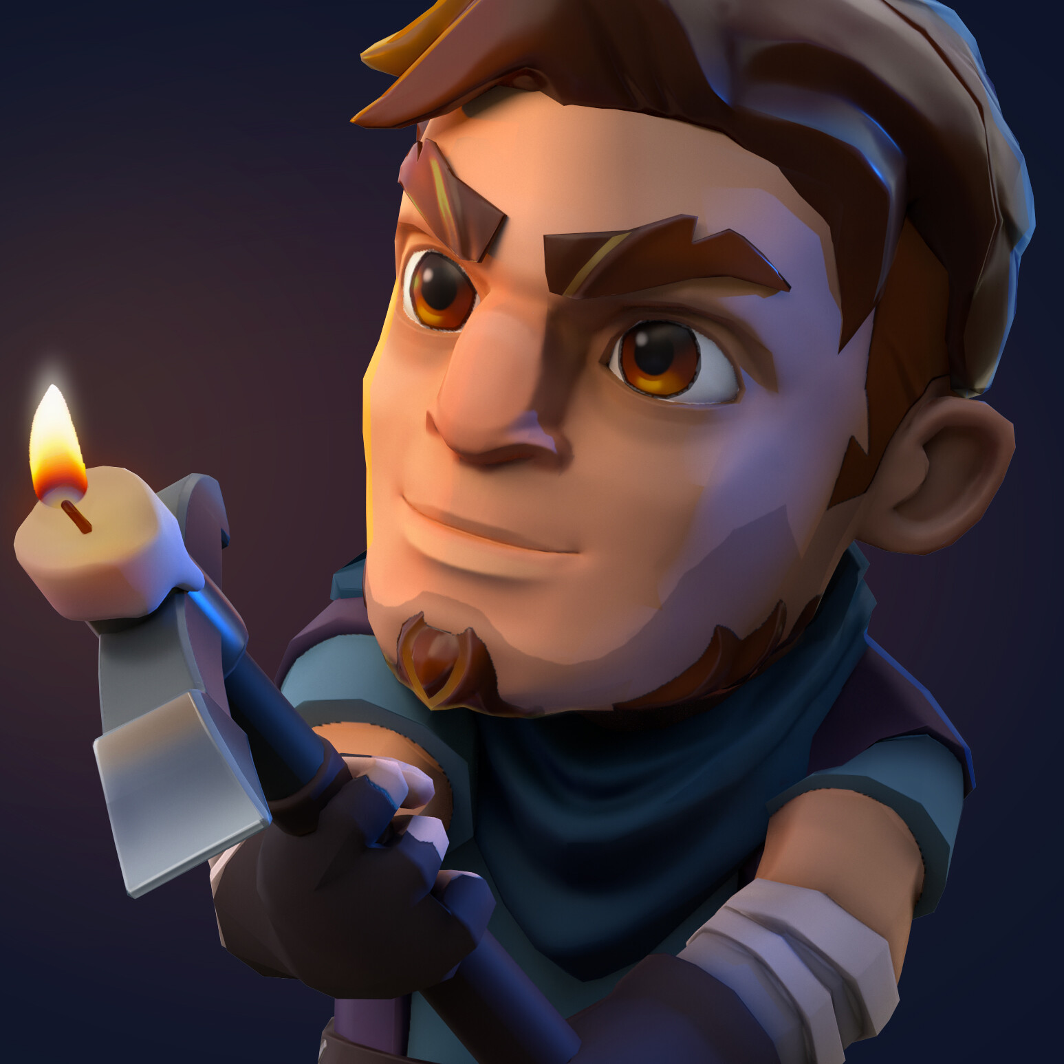 ArtStation - Miner. Concept and Game ready models.